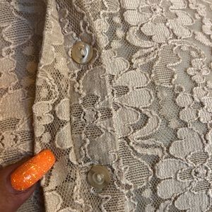 Tops | Kettlewell Ladies Extra Small Lace Blouse | Poshmark